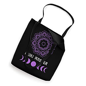 Reiki Master Purple Women's Mandala Meditation Energy Healer Tote Bag