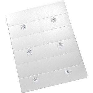 Sand Dollar Printable Place Cards, Set of 60 (10 Sheets), Laser & Inkjet Printers - Wedding, Party, Dinner, and Special Events - Made in the USA