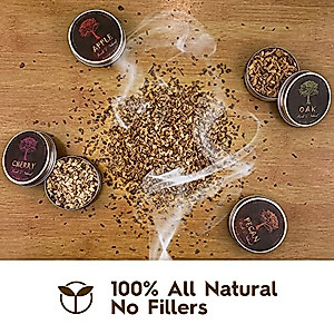 Cocktail Smoker Kit with 4 Flavors Wood Chips, Old Fashioned Smoker Kit with Lid, Whiskey Smoker Gifts for Men, Bourbon Smoker Kit Gifts for him, Drink Smoker Infuser Kit, Mixologist Tool for Home Bar