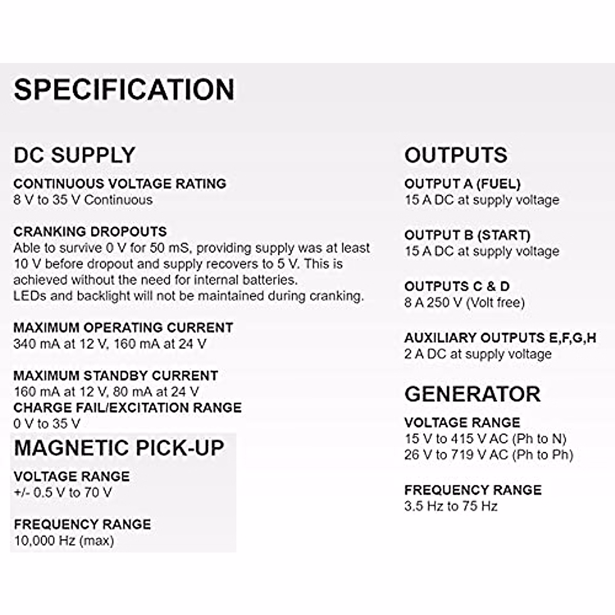 Thunder Parts DSE7310 MKII Auto Start Control Module | Suitable for a Wide Variety of Single, Diesel or Gas Gen-Set Applications | Original - Made in UK | 1 Year Warranty!
