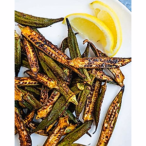 TomorrowSeeds - Clemson Spineless Okra Seeds - 50+ Count Packet - Natural Non GMO USA Southern Ochro Okro Bamia Garden Asian Vegetable