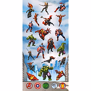 Marvel Avengers Coloring and Activity Book Set for Kids - Bundle with 2 Jumbo Superhero Books with Stickers, Door Hanger and More | Marvel Super Hero Coloring Pack