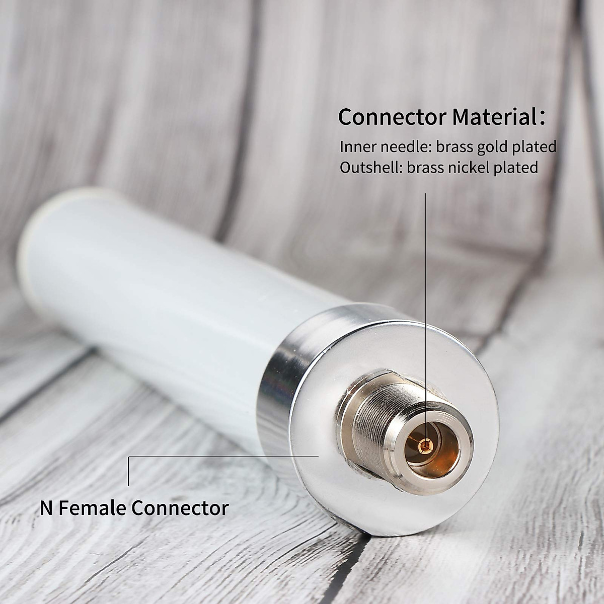 XRDS-RF 4G LTE Antenna 6dBi Omni-Directional Outdoor Fixed Mount Antenna with N Female Connector for Router, Modem, Radio, Signal Amplifier (698-2700MHz)