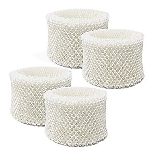 Lemige 4 Pack Humidifier Wicking Filters Compatible with Honeywell HC-888, HC-888N, Filter C, HCM-890, HEV-320 Series, Compatible with Duracraft DCM-200, DH-890