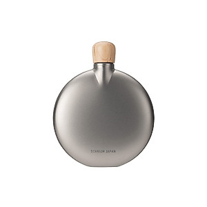 Snow Peak 5.0 Ounce Titanium Flask