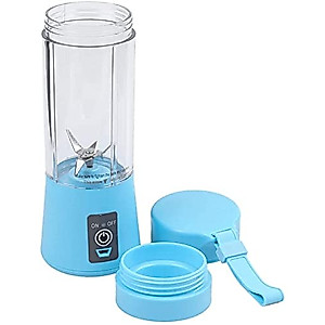 MuslimStreet Personal Blender for Shakes and Smoothies with Cup and Lid, Raspberry (Color : Black)