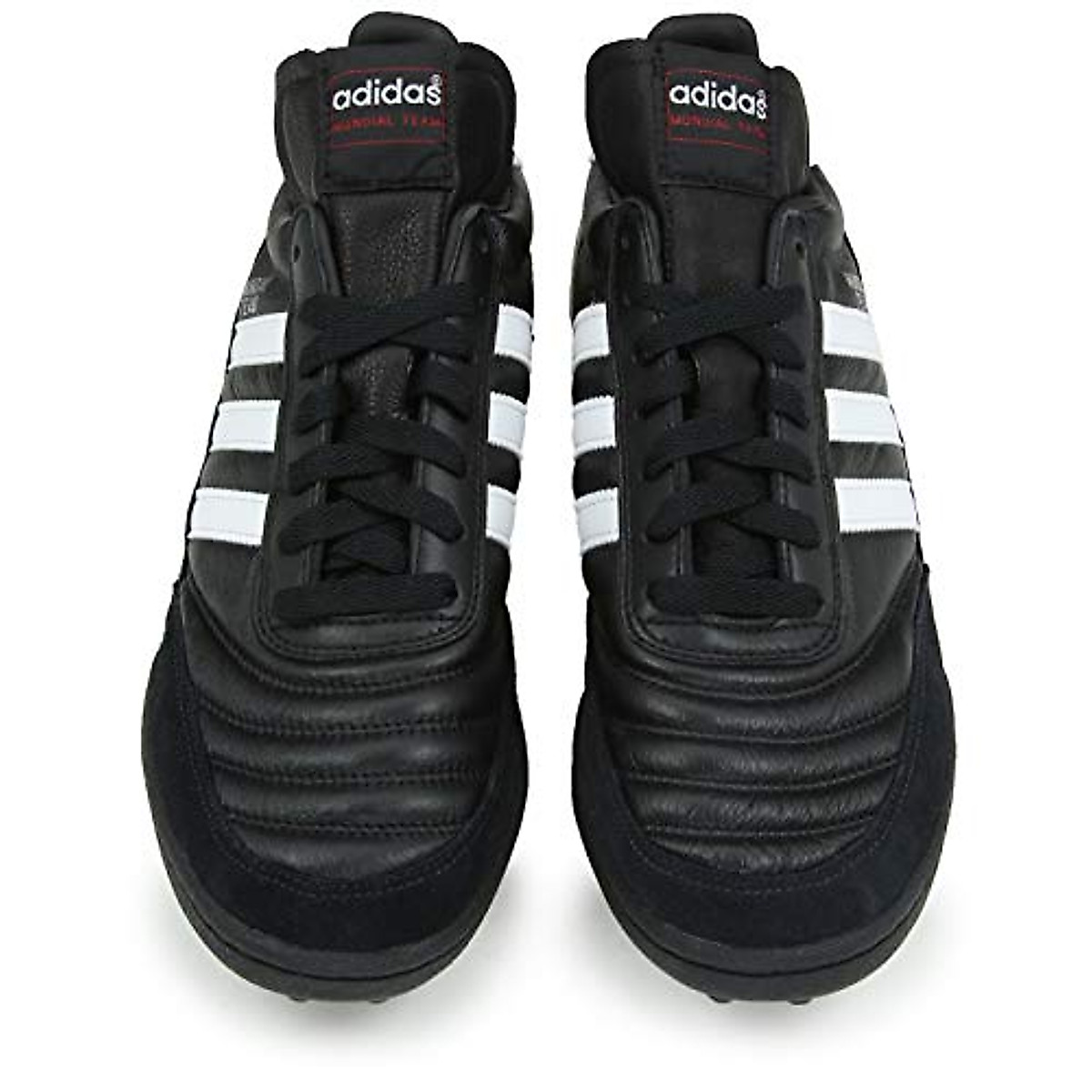 adidas Performance Men's MUNDIAL TEAM Athletic Shoe, black/white/red, 10 M US