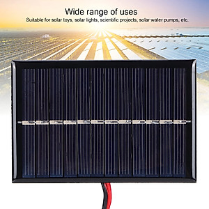 0.6W/6V Solar Panel Module DIY Polysilicon Solar Charger for Toys Lights 3.7V Battery