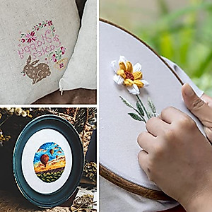 Friendship Bracelet String Kits with Organizer Storage Box, 110 Colors Embroidery Floss, 800 Beads, 52Pcs Cross Stitch Tools-Labeled with Embroidery Thread Numbers for Bobbins Great Production Gift