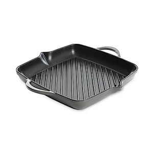Cravings by Chrissy Teigen 12" Enameled Cast Iron Square Grill Pan