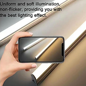 Aolyty LED Shop Light 10 Pack Integrated T5 LED Tube Light 3 Color Temperatures Bright Linkable Lighting Ceiling and Under Cabinet Light for Garage, Home, office, Basement (2FT)