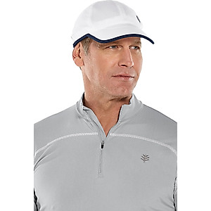 Coolibar UPF 50+ Women's Cyd Travel Beach Hat - Sun Protective (One Size- Navy)