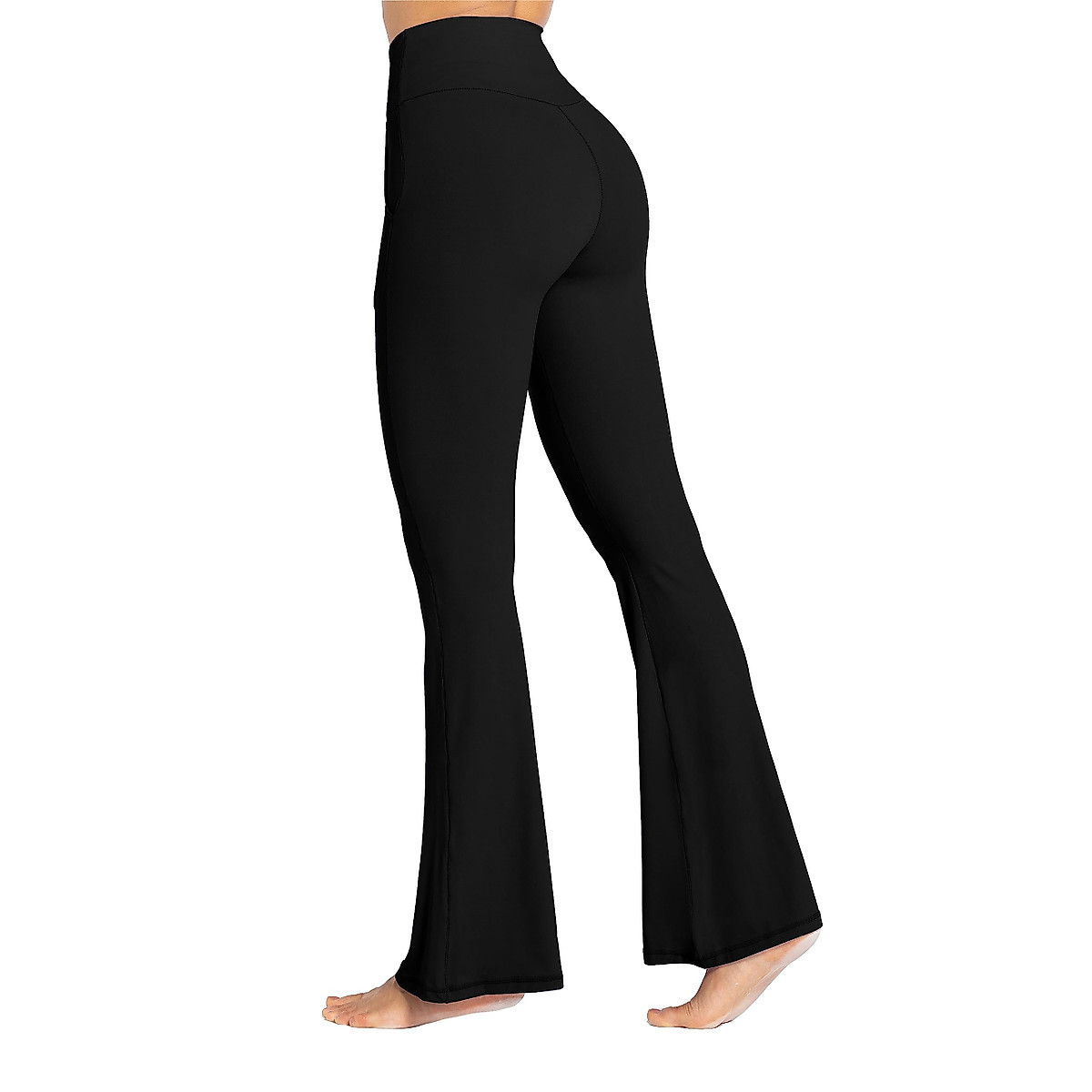 Sunzel Yoga Pants for Women with Pockets 30" Inseam Black XX-Large