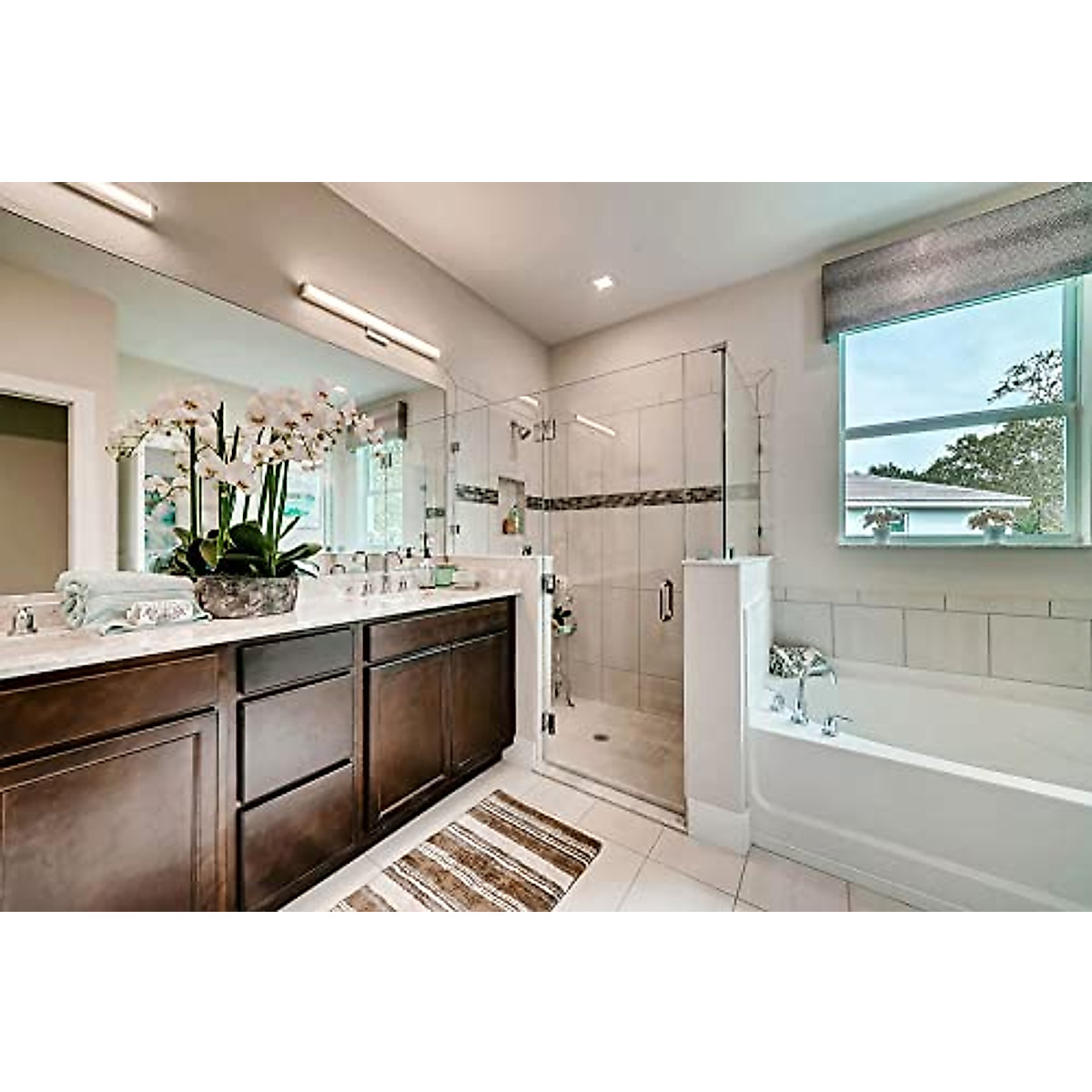 Maxim 52006PC Spec Collection 36 Inch Dimmable LED Bathroom Vanity Light I 3000K I Polished Chrome I Modern Contemporary Light Fixture I Perfect for Bathroom Vanities