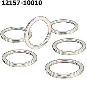 12157-10010 90430-24003 90430-18008 Differential and Transmission/Transfer Case Drain Plug Crush Washers Gaskets Compatible with Toyota 4runner Tacoma Tundra FJ cruiser Land Cruiser
