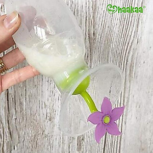 haakaa Silicone Breast Pump Stopper 1 pk (Purple)
