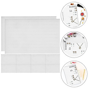 Zerodeko 10pcs Jewelry Box Pad Sponge Tray Sponge Insert Trays Earring Display Pad Jewelry Display Pad Earrings A Necklace Trinket Tray Ring Display Sponge Mat Ear Stud Holder