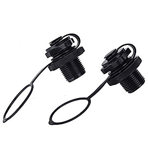 Health Gear Inflatable Boat Valve Replacement, 2pcs Air Mattress Plug Replacement Air Valve Replacement Screw Air Valve Valve for Inflatable Rubber Dinghy Raft Pool Boat