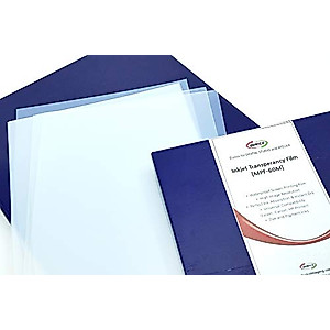 DURICO Translucent PET 5.3mil (135micron) Inkjet Film in Sheets for Screen Printing (11X17 IN/ 50 sheets)