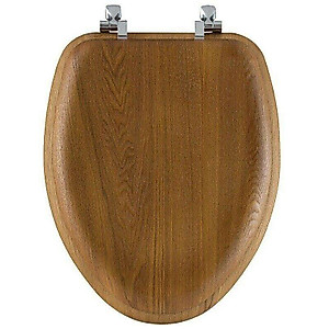 UYSB Elongated Toilet Seat, Oak Toilet Seats Bathroom accessories Toilet seat Toilet seat cover Home improvement Toilet seat risers Sitz bath for toilet seat Toilet seats Raised toilet seat