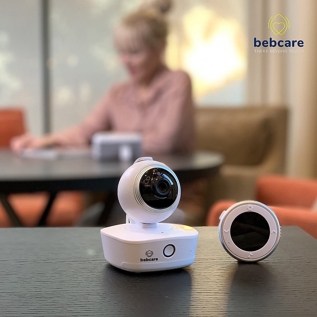 Bebcare iQ - Smart HD Baby Monitor: Full HD 1080p Video, Pan-and-Tilt, Temperature Sensor, Motion and Sound Alert, Stand-Alone Audio Monitor Unit (Without Breathing Sensor Mat)