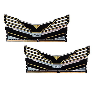 OLOy Memory DDR4 RAM 64GB (2x32GB) Warhawk Aura Sync RGB 3200 MHz CL16 1.35V 288-Pin Desktop Gaming UDIMM (MD4U323216DEDA)