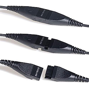 OvisLink Dual Ear 2.5mm Call Center Headset for Cisco SPA Series, Polycom SoundPoint IP 321/331 and Pro SE-220/225 | Premium Voice for Professional Call Center and Office Phones | Comfort All-Day