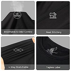 CL convallaria Long Johns Thermal Underwear for Men Fleece Lined Base Layer Set Top and Bottom for Cold Weather XS-4XL