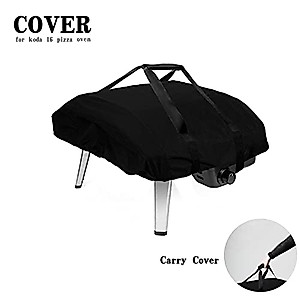 Koda 16 Pizza Oven Cover,Pizza Oven Cover for Koda 16 Gas Pizza Oven,16-inch Pizza Oven Waterproof Cover,Pizza Oven Accessories,Black