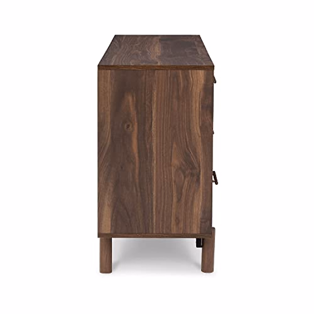 Signature Design by Ashley Calverson Mid-Century Modern 6 Drawer Dresser, Mocha Brown