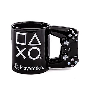 PlayStation Mug Gaming Remote Controller Handle 16oz Cup Game Gift