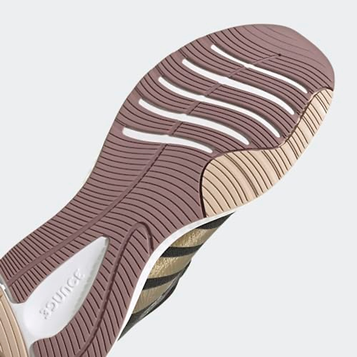 adidas Women's Edge Lux 5 Sneaker, Black/Gold Metallic/Wonder Oxide, 9