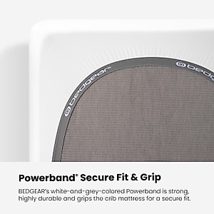 Bedgear Ver-Tex Cooling Crib Mattress Protector - Waterproof and Instant Cooling Mattress Cover for Bed - Deep Pockets and Adjustable Base Friendly - Hypoallergenic