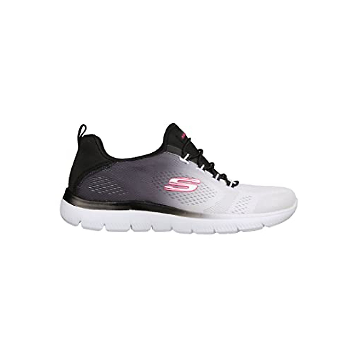 Skechers Summits - Bright Charmer Black White 7.5 B (M)