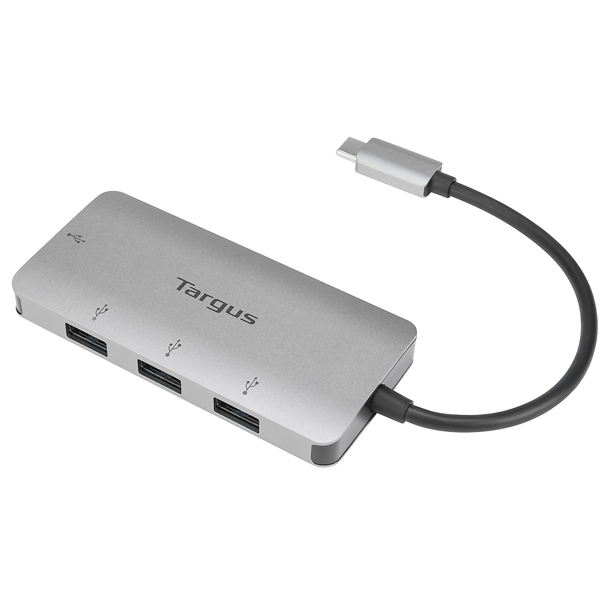 Targus USB-C to 4-Port USB-A Hub – Expand Your Connections with High-Speed Data Transfer and Universal Compatibility, Laptop USB Splitter and Adapter (ACH226BT)