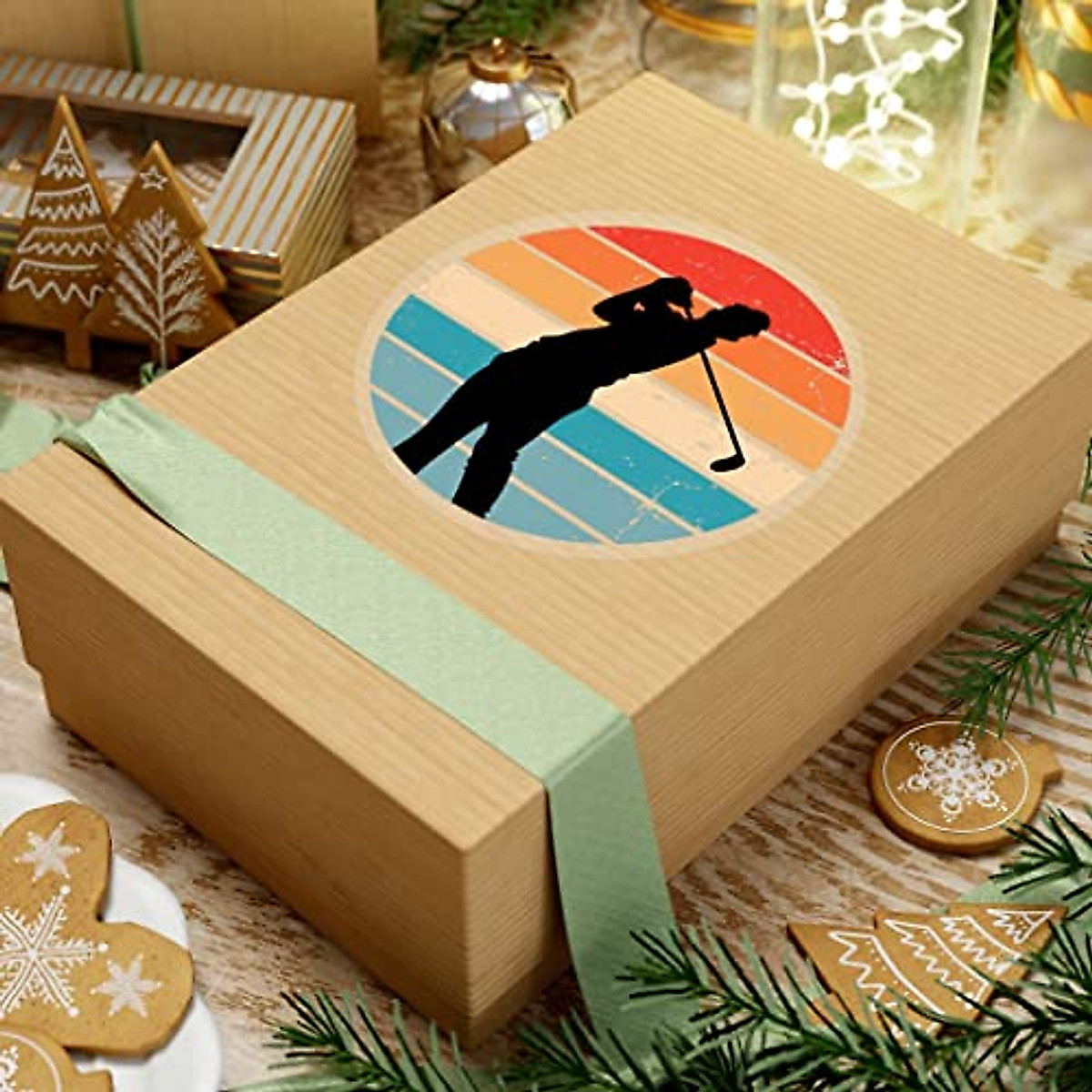 Teegarb Letter Blanket Sticker Decal Hilarious Golfing Golfer Husband Player Sarcasm Introvert Humorous Athletes Stickers for Laptop Car 6" × 6" / White