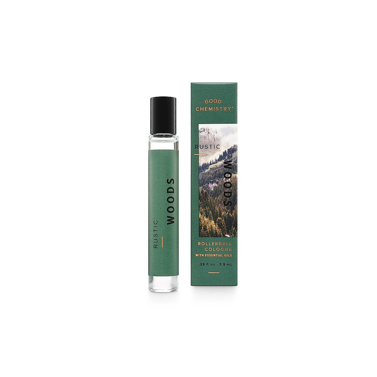 Rustic Woods by Good Chemistry Eau de Parfum Unisex Rollerball - .25 fl oz.