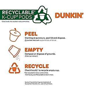 Dunkin’ Espresso-Style Extra Dark Roast, 10 Keurig K-Cup Pods