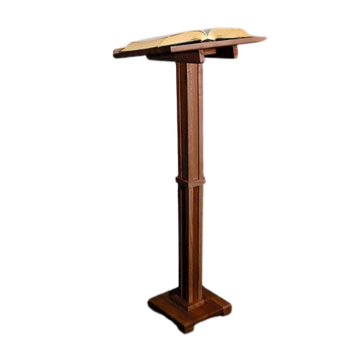 Walnut Finish Standing Lectern