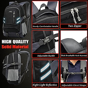 Backpack Bookbag for School College Laptop Travel Student ,Fit Laptop Up to 15.6 inch Multi Compartment with USB Charging Port Anti theft, Gift for Men Women (Purple)