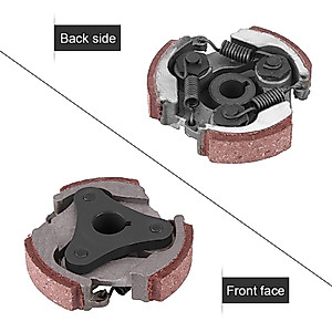 Motorcycle Clutch Pad with 3 Springs Replacement for 2 Stroke Mini Pocket Dirt Bike ATV Scooter