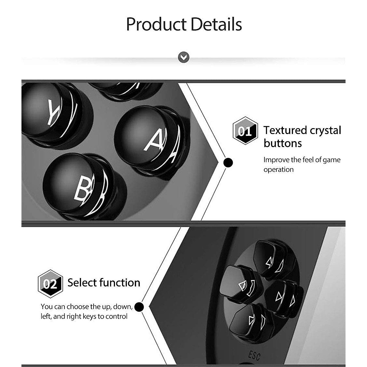 Soso Handheld Game Console 8GB Built in 10000+ Video Games, 4.3 inch HD Portable Game Console, Nostalgic Classic Dual-Shake Game Console, Birthday Xmas Gifts, Multi-Language