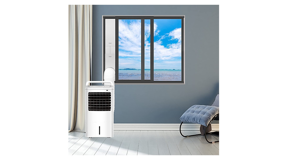 Adjustable Portable AC Window Kit with 5.9" Hose