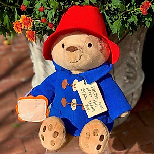 YOTTOY Paddington Bear Collection/Classic Seated Paddington Bear Soft Stuffed Plush Toy- 12" H