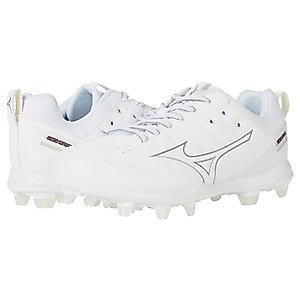 Mizuno womens 9-spike 9 Spike Advanced Finch Elite 5 TPU Molded Softball Cleat, White, 7 US