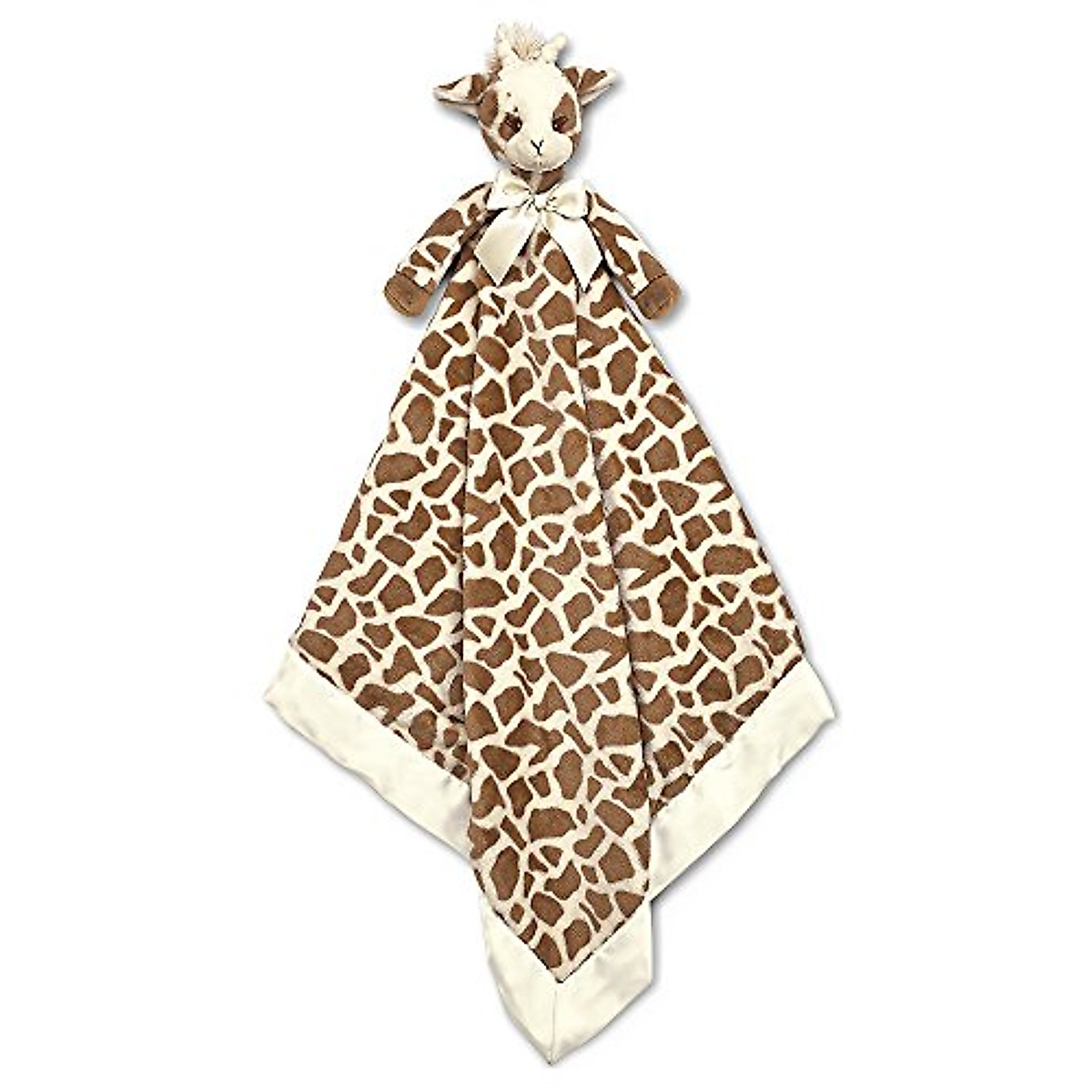 Bearington Baby Patches Cuddle Me Sleeper, Giraffe Large Size Security Blanket, 28.5" x 28.5"