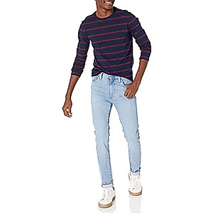 GAP Mens Everyday Soft Long Sleeve T-Shirt T Shirt, Tapestry Navy, Small US