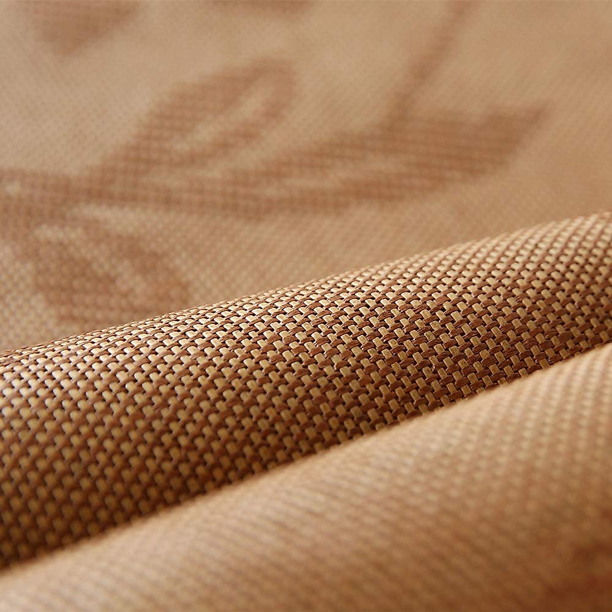 Rattan Cooling Summer Sleeping Pad Home Textile Sleeping Mat Grid Fitted Sheet Summer Cool Bed Cover & Pillow Shams Set(90 * 195cm)