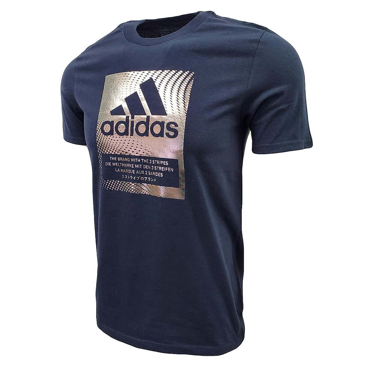 adidas Badge of Sport Box Tee Legend Ink/Silver Metallic SM