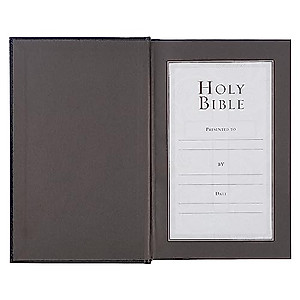 KJV Holy Bible, Pew and Worship Bible Red Letter Edition Hardcover - Ribbon Marker, King James Version, Black